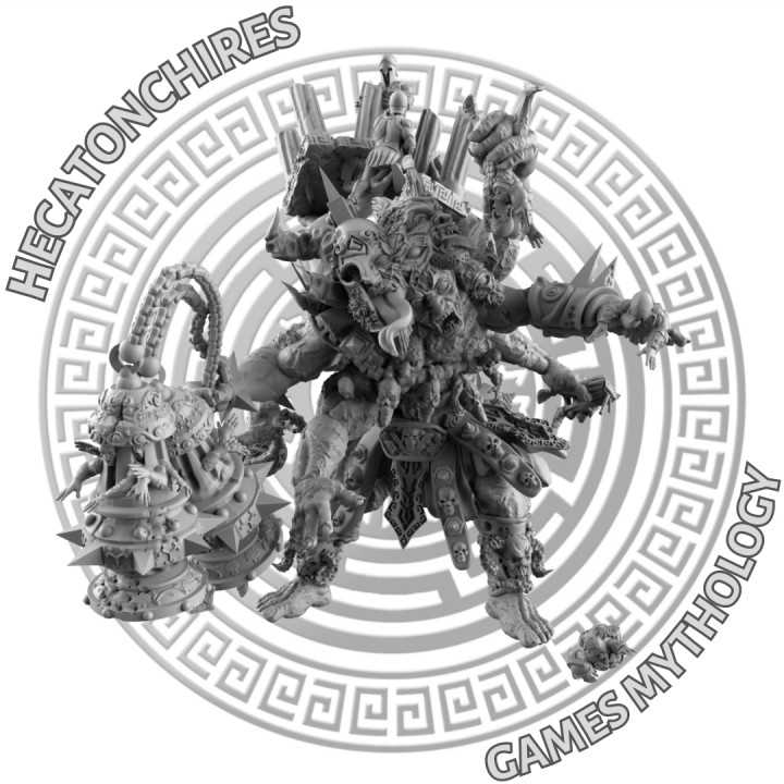3D Printable Hecatonchires by Games Mythology