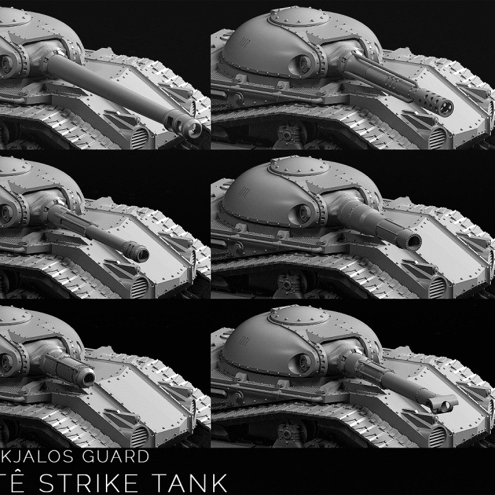 3D Printable Skjalos Guard - Arkotê Strike Tank by Solwyte Studio