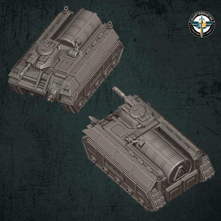 3D Printable Trench Devil Hades Flame Tank by Quartermaster3D