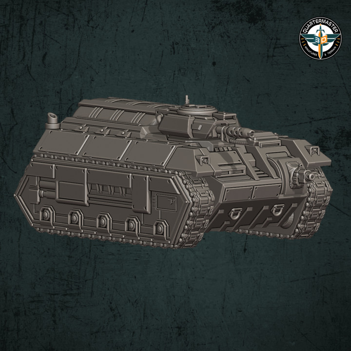 3D Printable Trench Devil Hades Flame Tank by Quartermaster3D