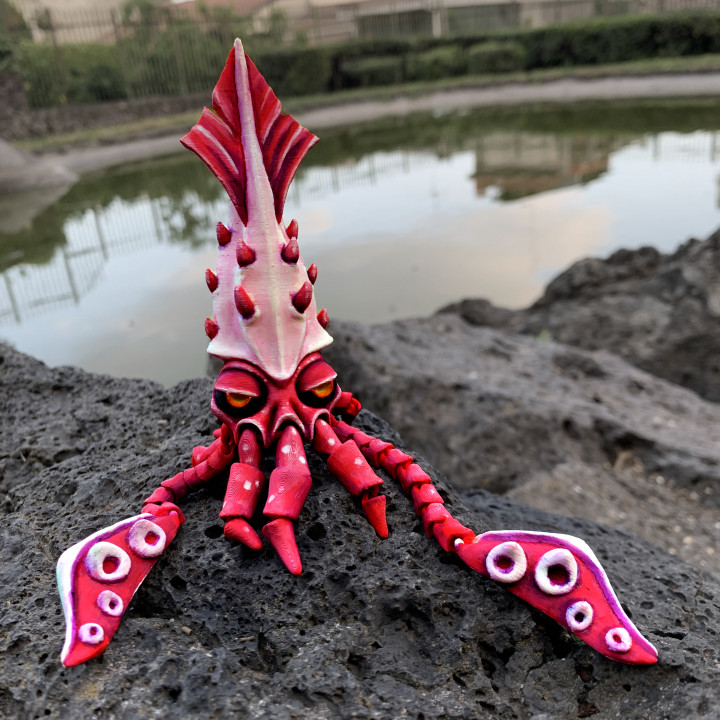 3D Printable Giant Squid by TwistyPrints