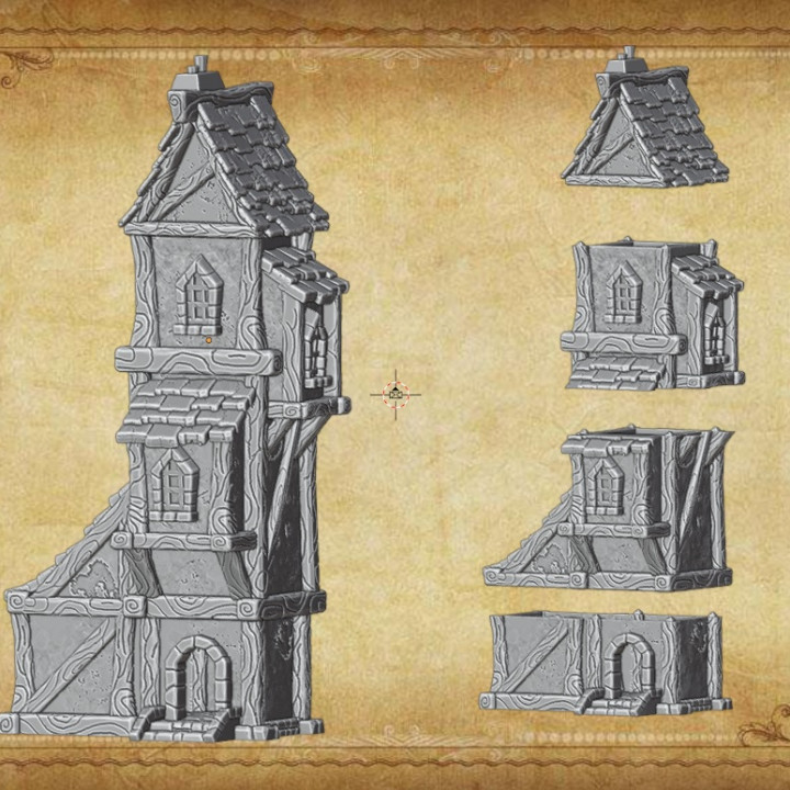 3D Printable Roberts Tower by RFIPRINTS