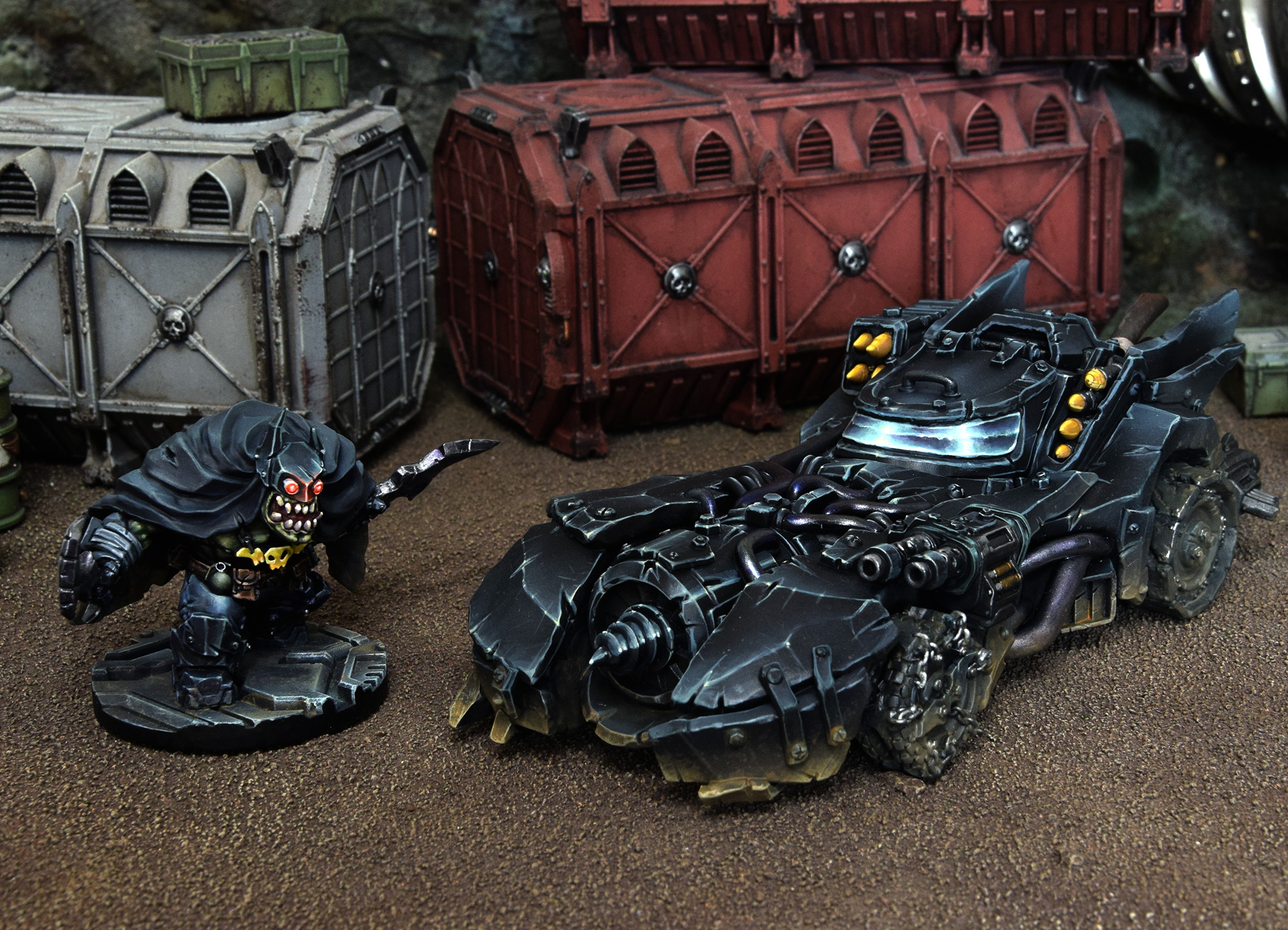 3D Printable Orc Jetmobile by Puppetswar Miniatures