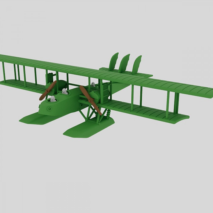 3D Printable SEAPLANE Borel-Odier B.O.2 (BO-T) (WW1, France) by Wargame3d