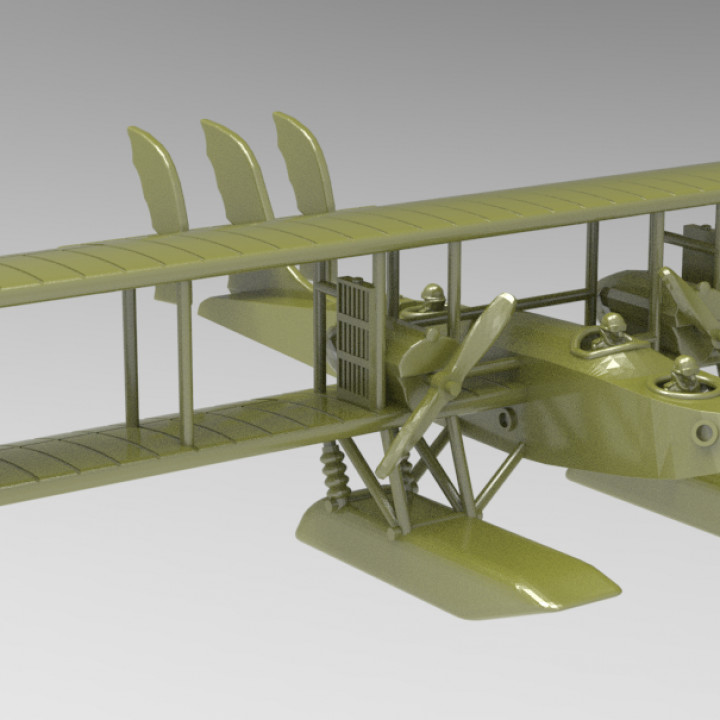 3D Printable SEAPLANE Borel-Odier B.O.2 (BO-T) (WW1, France) by Wargame3d