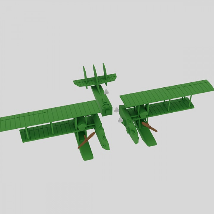 3D Printable SEAPLANE Borel-Odier B.O.2 (BO-T) (WW1, France) by Wargame3d
