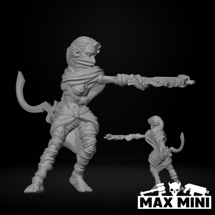 3D Printable Desert Elf Shadows by Max Mini