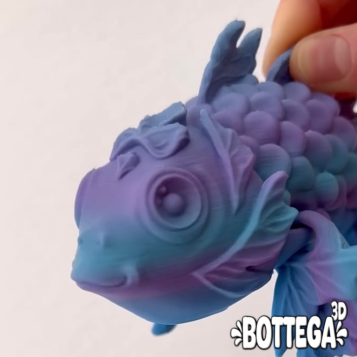 3D Printable Sarem - Fairy fish - Toy - flexy by NOZZLE NOOK