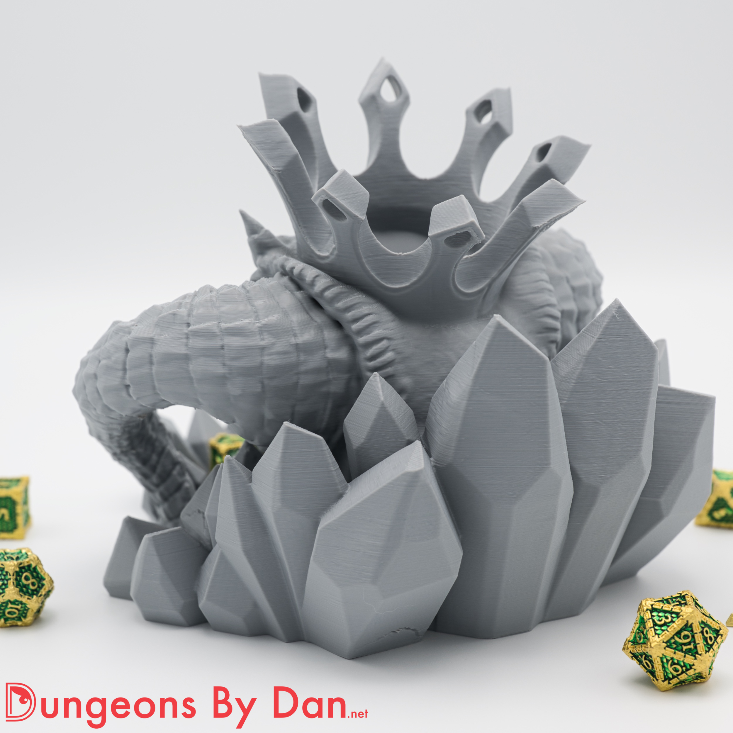 3D Printable Demon's Spirit Dice Tower by Stratation Design