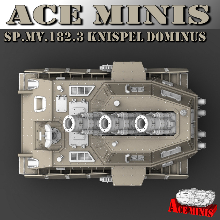 3D Printable SP.MV.182.3 Dominus Bombard Expansion by ACE Minis
