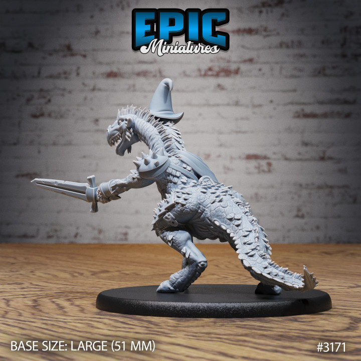3D Printable Two Headed Dragon Adventurer Set / Dragonborn Beast ...