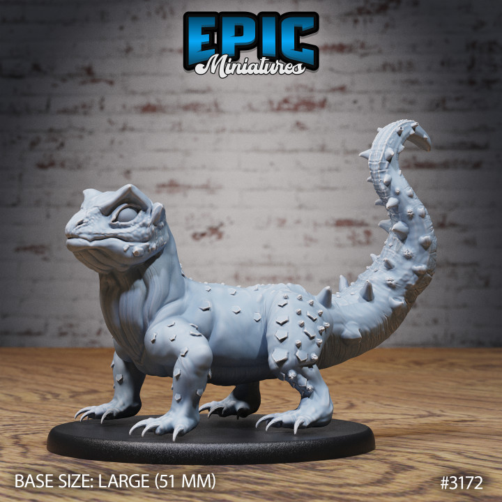 3D Printable Hunters Guild Lizard Tamer Riding Set / Dragonborn Beast ...