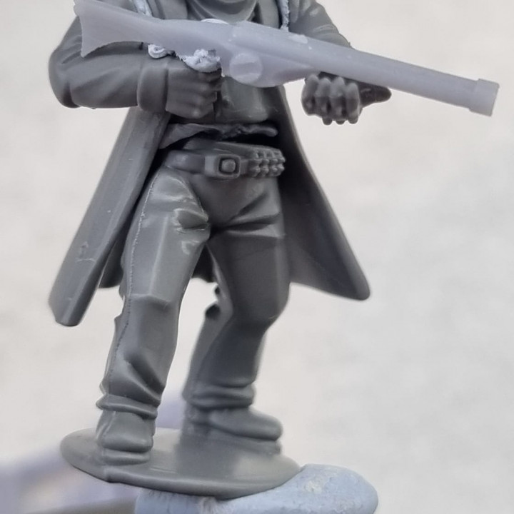 3D Printable 28mm heroic scale Wild West Sci-Fi weapons by Mark Minghella