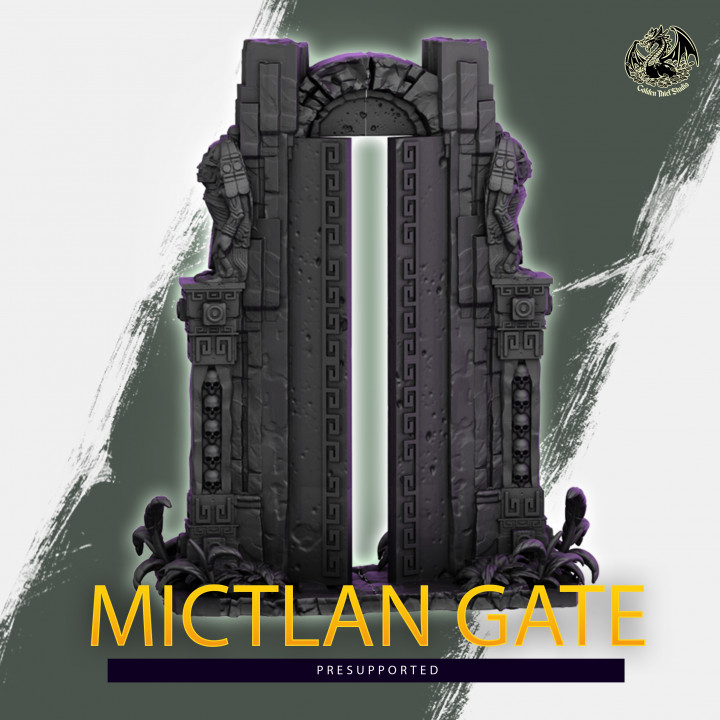 3D Printable Mictlan Gate by Golden Thief Studio