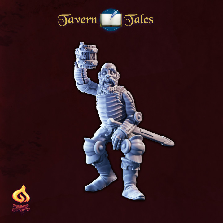 3D Printable Tavern/ Inn Character Set by Safehold