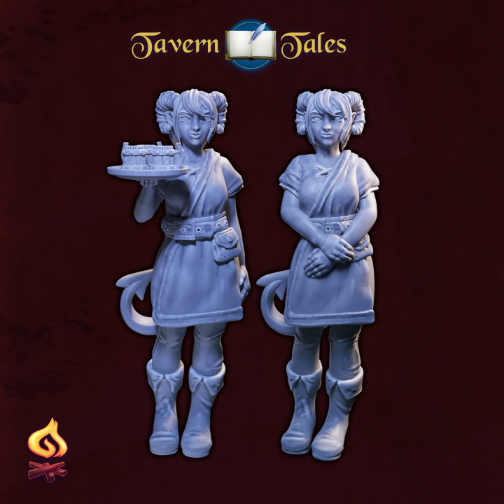 3D Printable Tavern/ Inn Character Set by Safehold