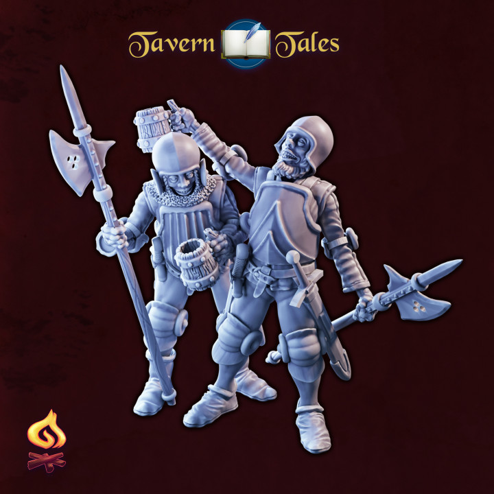 3D Printable Tavern/ Inn Character Set by Safehold