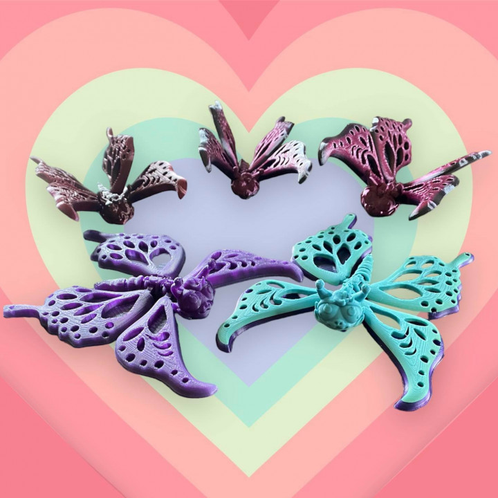 3D Printable Flutterfly The Butterfly by The Dragon's Den