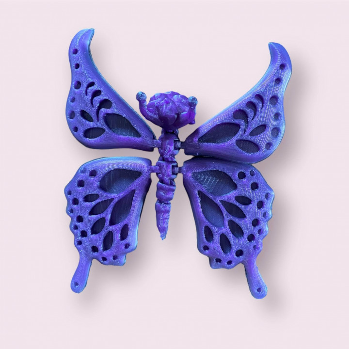3D Printable Flutterfly The Butterfly by The Dragon's Den