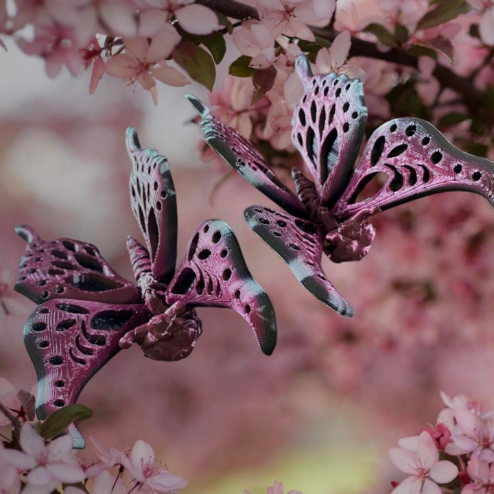 3D Printable Flutterfly The Butterfly by The Dragon's Den