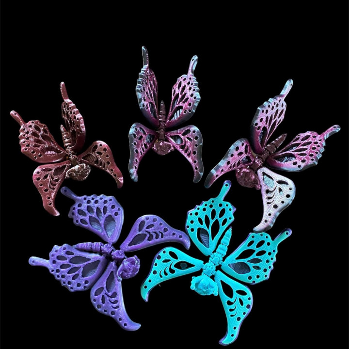 3D Printable Flutterfly The Butterfly by The Dragon's Den