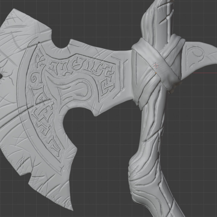 3D Printable VIKING AXE - COSPLAY by Kristofers Goldmanis
