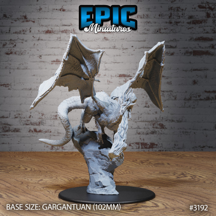 3D Printable Shadow Dragon Set / Legendary Drake / Winged Mountain ...