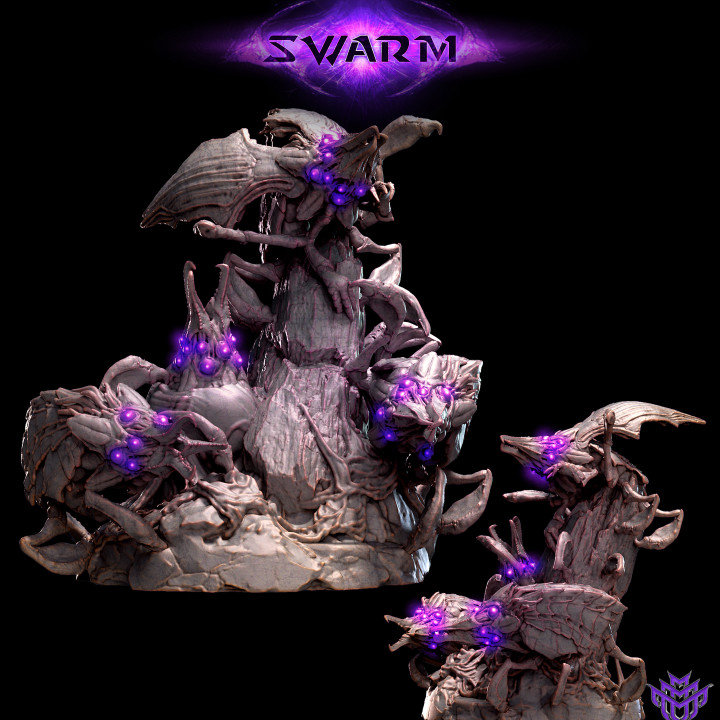 3D Printable Swarm (MiniMonsterMayhem Release) by Mini Monster Mayhem