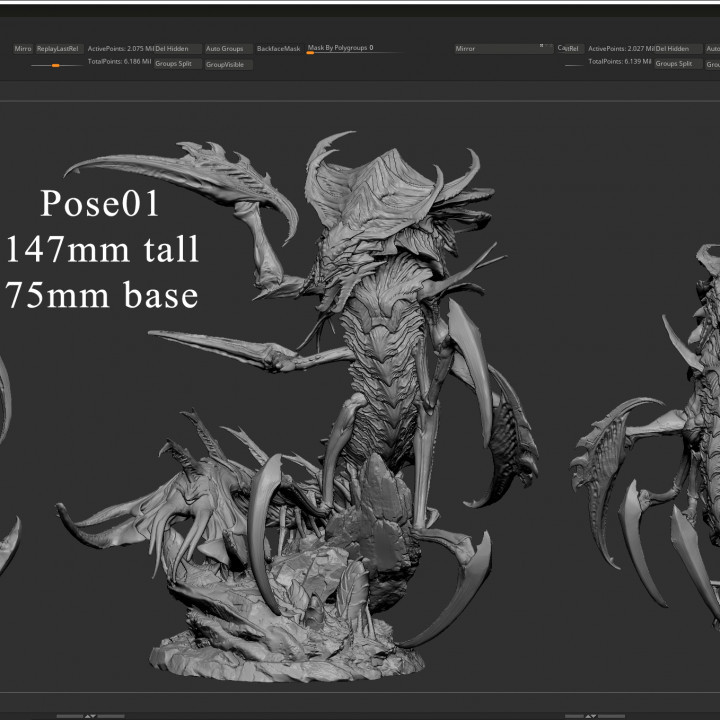 3D Printable Swarm (MiniMonsterMayhem Release) by Mini Monster Mayhem