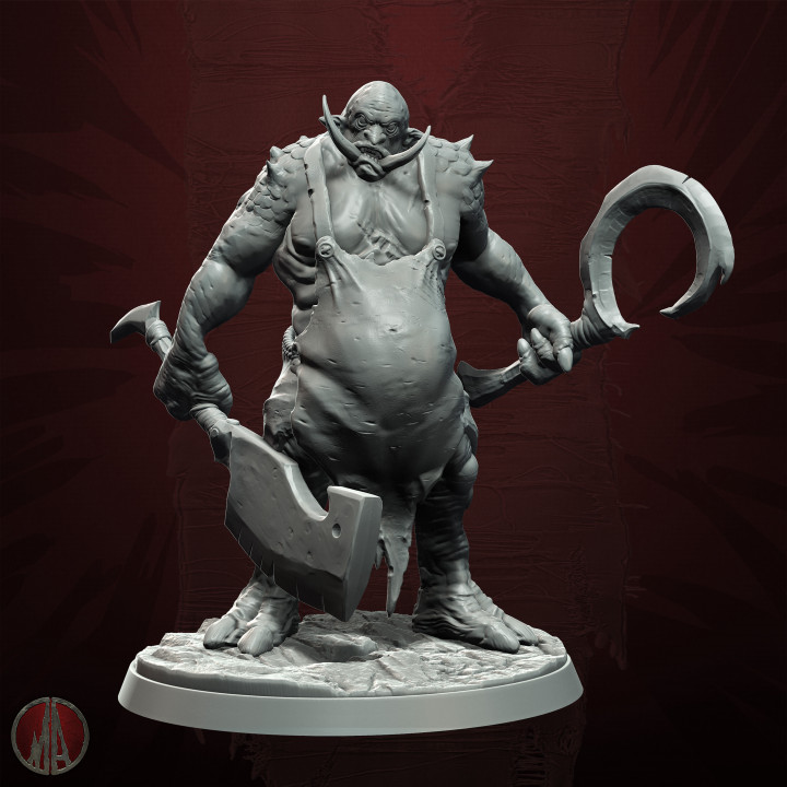 3D Printable Zufem - Troll - Orc Horde by Monolith Arts