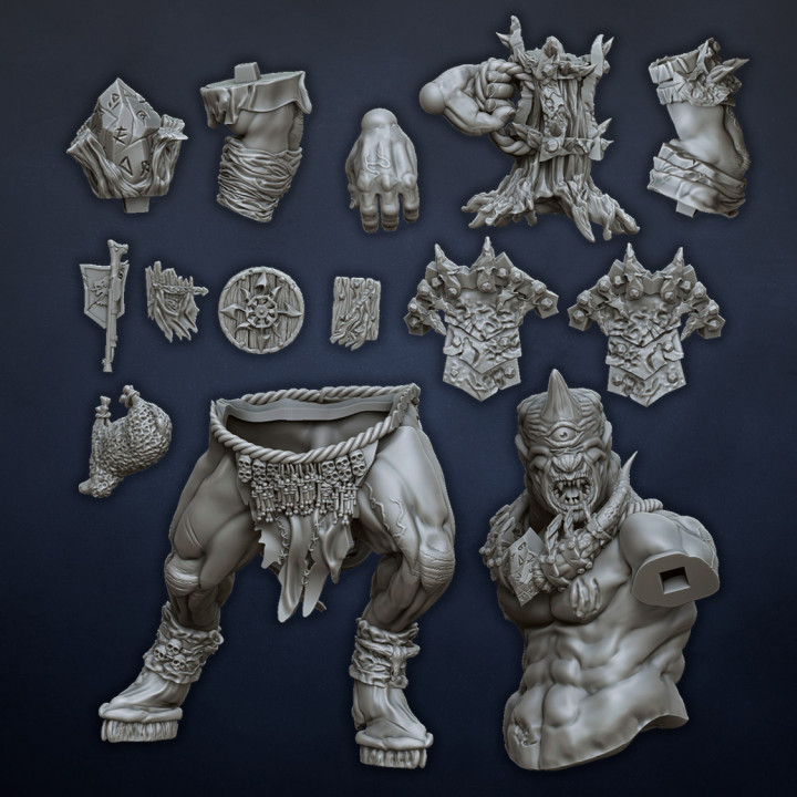 3D Printable Cyclops by Dragon's Lake Miniaturas