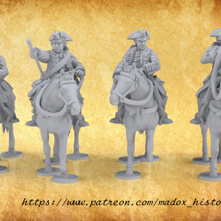 3D Printable SYW British High Command by BattleCat Miniatures