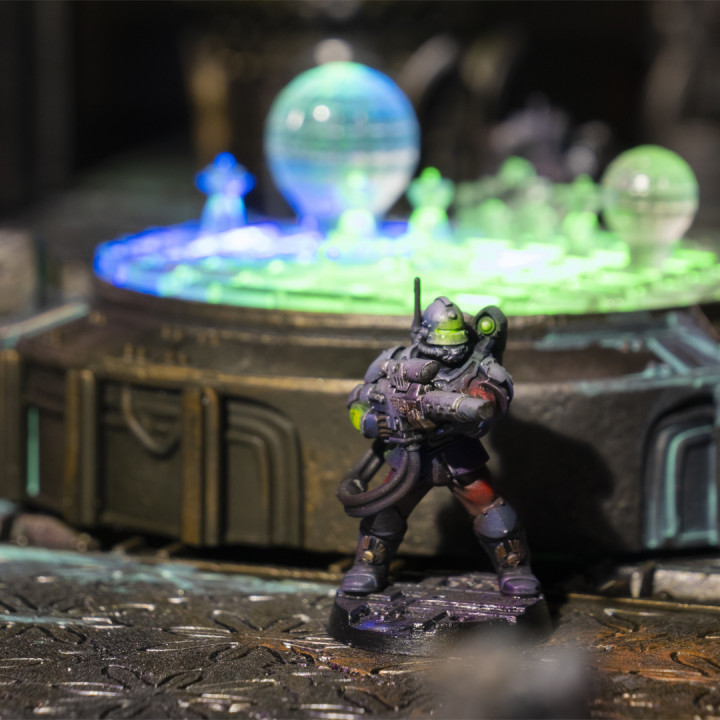 3D Printable Starship Bridge by EonsOfBattle