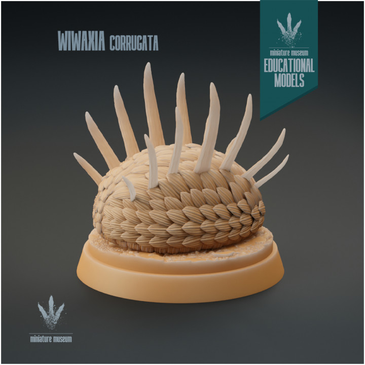 3D Printable Wiwaxia corrugata : Armoured Slug-like Organism by ...
