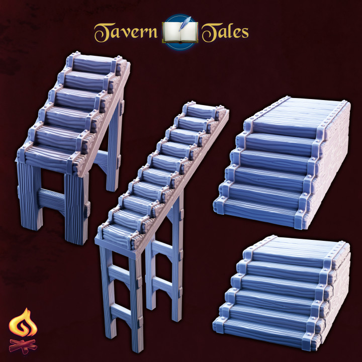 3D Printable Modular Walls, Stairs, Ladders by Safehold