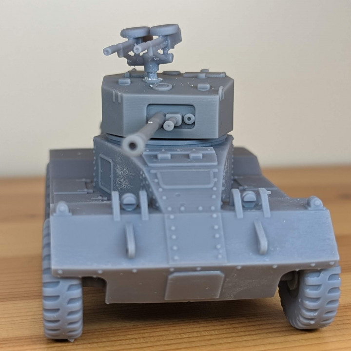 3D Printable AEC Mk.III Armoured Car (UK, WW2) by Wargame3d