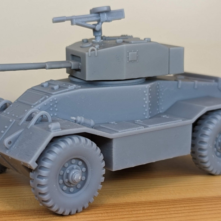 3D Printable AEC Mk.III Armoured Car (UK, WW2) by Wargame3d