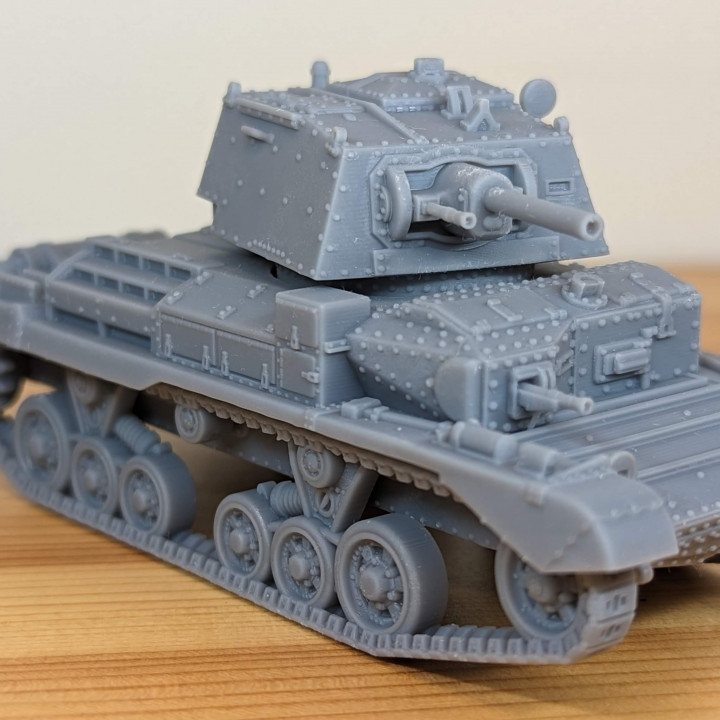 3D Printable Tank Cruiser A10 Mk.IIA CS (Close Support) (UK, WW2) by ...