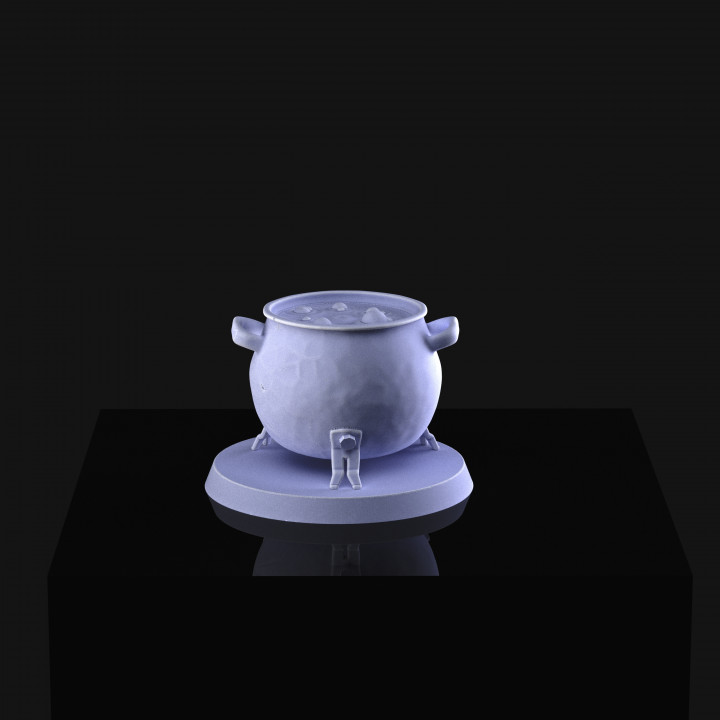 3D Printable cauldron and cauldron mimic by Imp3dsion