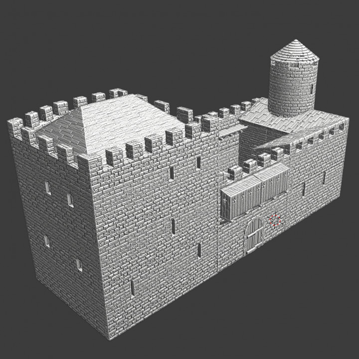 3D Printable Wartenberg castle - Medieval castle model by Northern ...