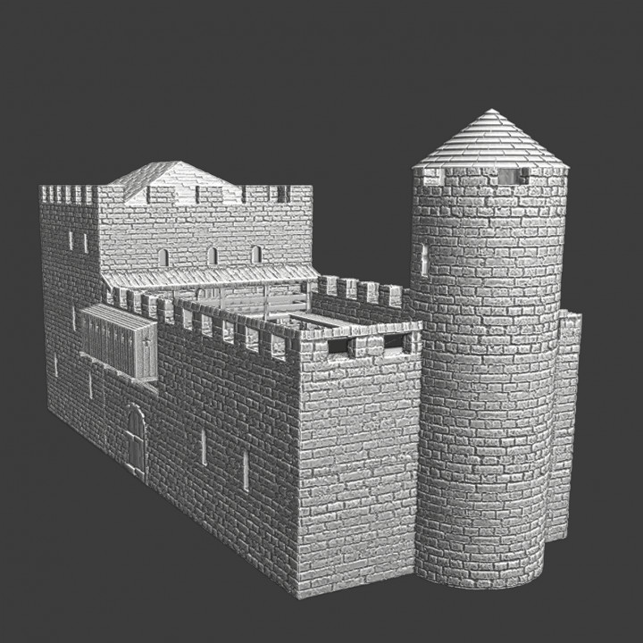 3D Printable Wartenberg castle - Medieval castle model by Northern ...