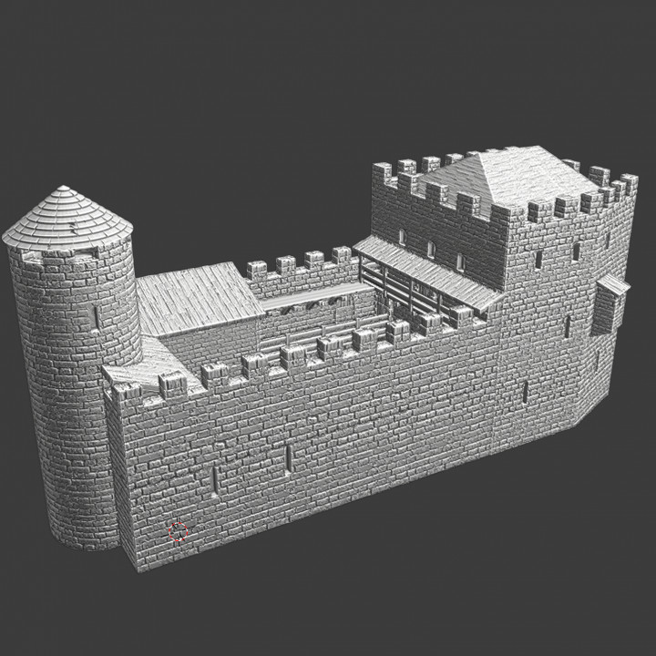 3D Printable Wartenberg castle - Medieval castle model by Northern Crusades Miniatures