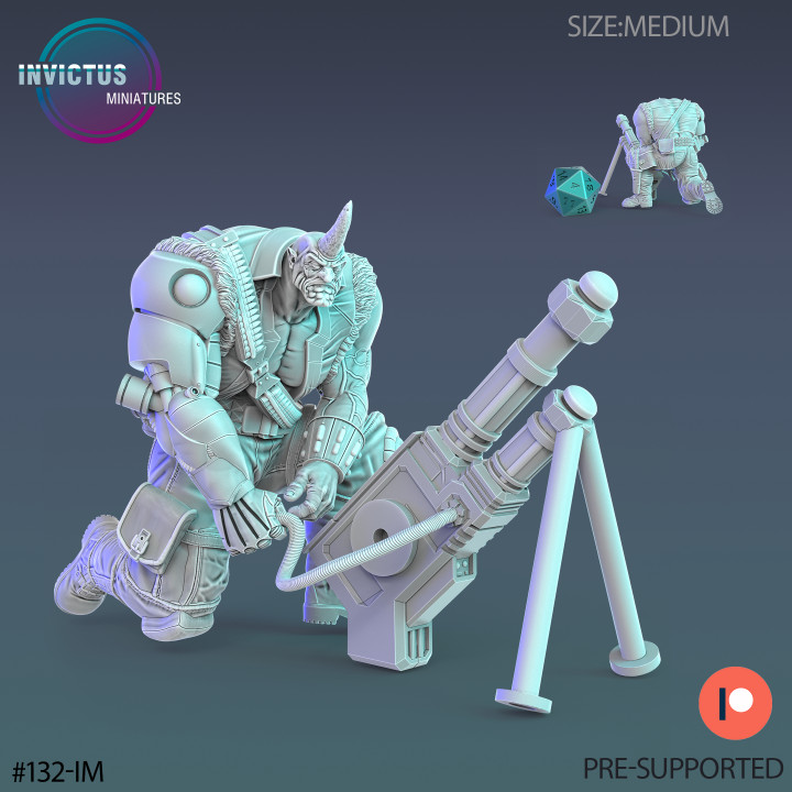 3D Printable Space Bandit Knee / Alien Ship Corsair / Ruthless ...