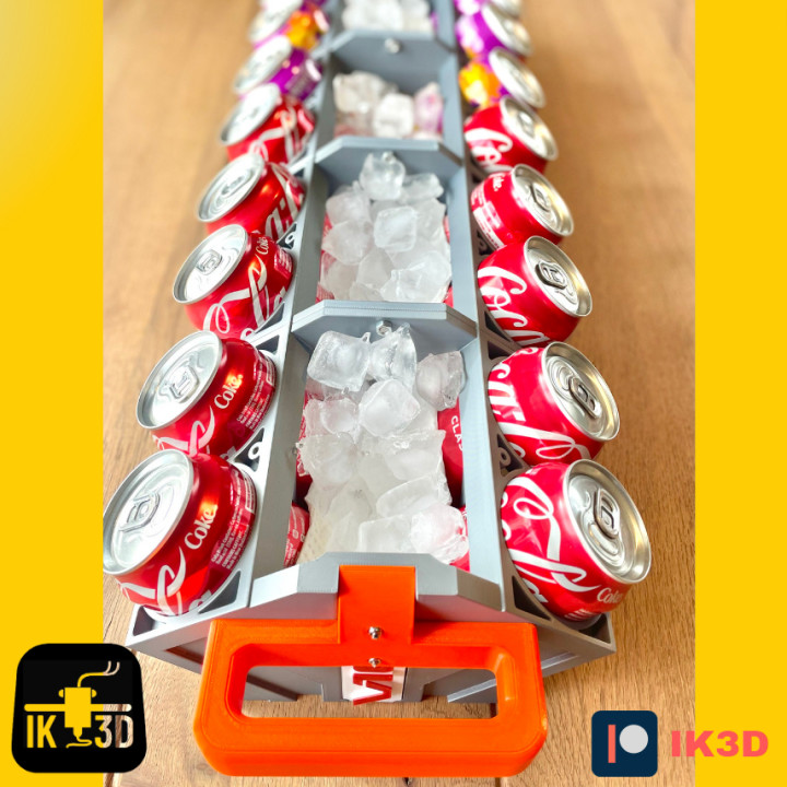 3D Printable BUNDLE V4+V6+V8+V12+V16 AND UP ENGINE MOTOR CAN COOLER by IK3D