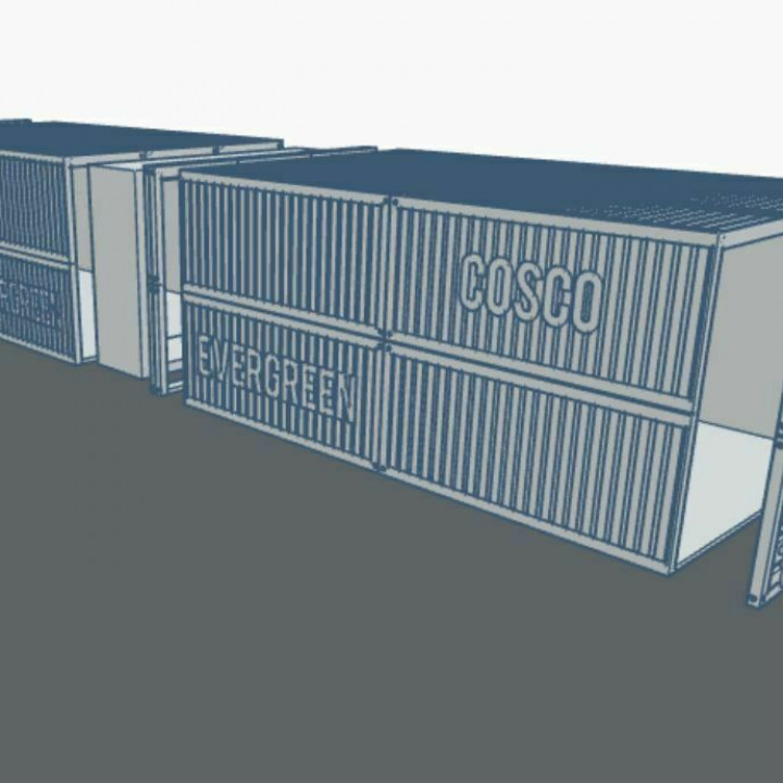 3D Printable MODULAR SECURITY FENCE - CONTAINER PORT - FREE SAMPLE by ...