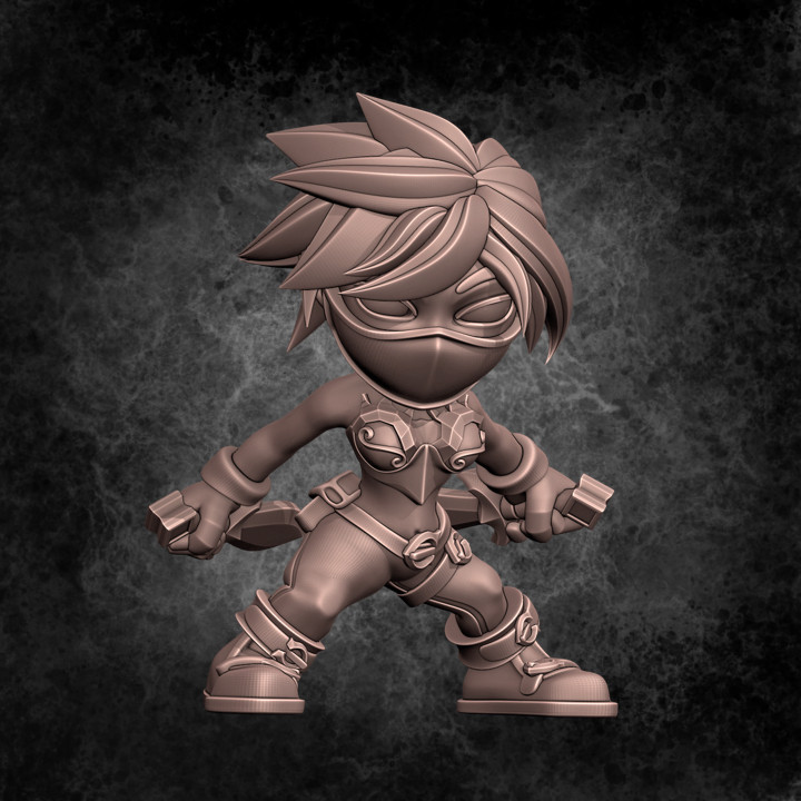 3D Printable Halfling rogue by Deathpunk Studio