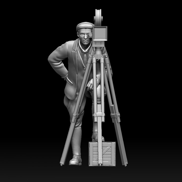 3D Printable CAMERA MAN by Dmitry Tishchenkov