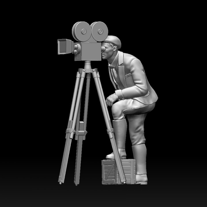 3D Printable CAMERA MAN by Dmitry Tishchenkov