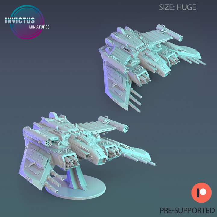 3D Printable Space Assault Aircraft / Space Bomber / Roving Vehicle ...