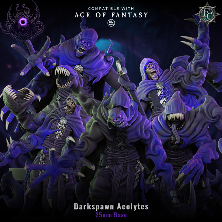 3D Printable Darkspawn Acolytes by Fleshcraft Studio